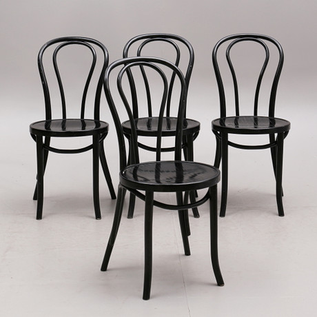 STOLAR, 4 st, böjträ, Thonetstil, 1900-tal. Möbler - Fåtöljer & Stolar ...