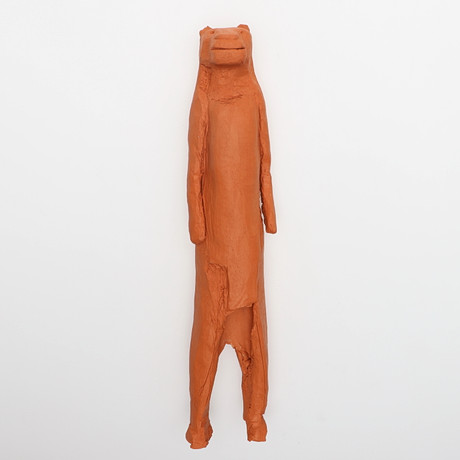 ANNIKA LARSSON (1972). skulptur, bränd lera, "Löwenmensch 2012 ...