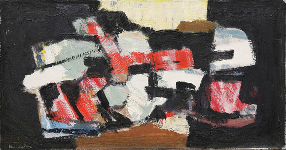 STIG WERNHEDEN. COMPOSITION, signed. Art - Paintings - Auctionet