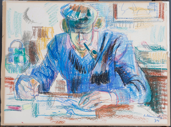 IGNASI MUNDÓ. An artist. Art - Drawings - Auctionet