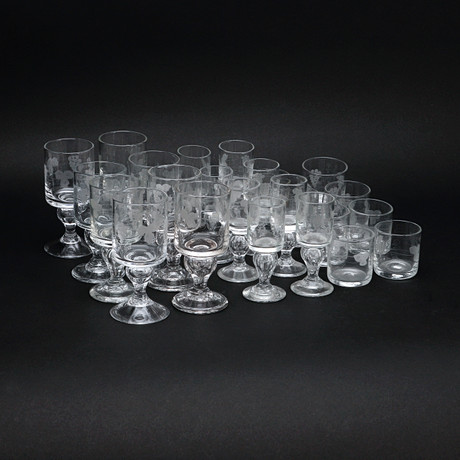 GLASSERVIS "VINRANKA", 47 delar, Reijmyre. Glas - Serviser - Auctionet