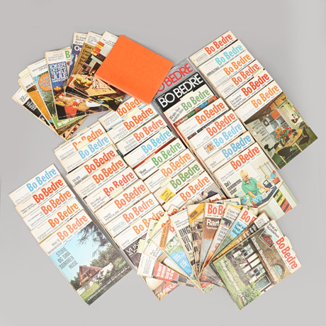 COLLECTION OF MAGAZINES, "Bo Bedre" Denmark, 1960s and 1970 and 1986 ...