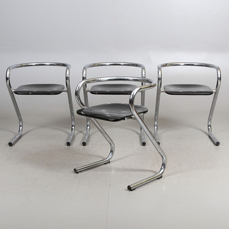 STOLAR, stålrör. 4 st. Börje Lindau & Bo Lindecrantz, Lammhults ...