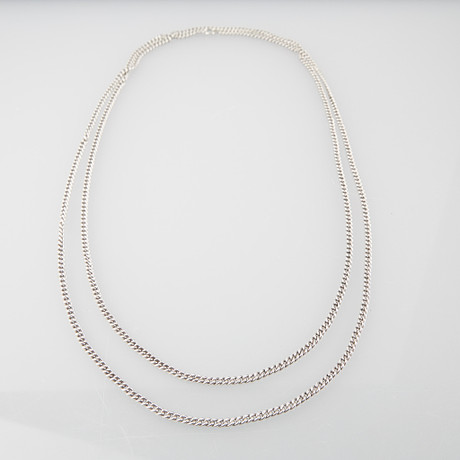 CHAIN IN SILVER, Russian hallmarks. Jewellery & Gemstones - Necklace ...