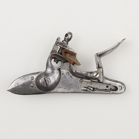 FLINT LOCK for rifle, probably France, late 18th century. Weapons ...