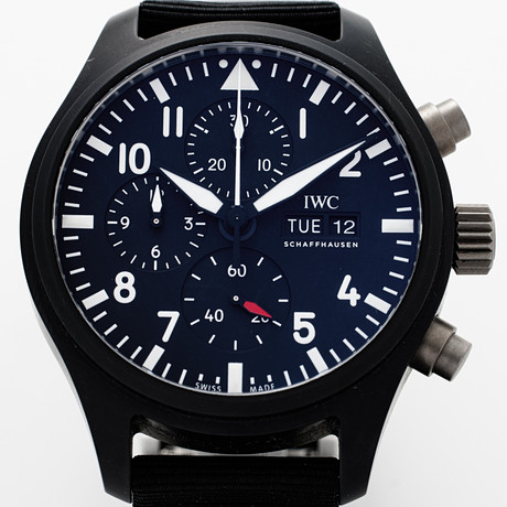 IWC, wristwatch, Pilot Top Gun, ceramic, circa 2021. Clocks & Watches ...