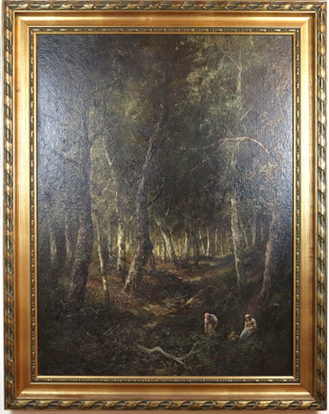 OIDENTIFIERAD KONSTNÄR. OIL ON Board, Signed C. Rogers. Art - Paintings ...