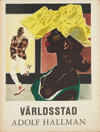 ADOLF HALLMAN (1893-1968), "WORLD CITY" - NEW YORK, art portfolio with ...