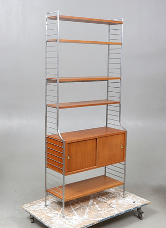 BOKHYLLA, "String Continental", Nils Strinning, 1950/60-tal. Möbler ...