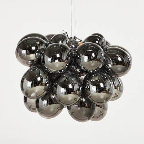 CEILING LAMP, pendant model, "Gross Grande", By Rydéns, smoke gray ...