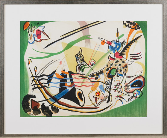 WASSILY KANDINSKY. After. Composition, color lithograph from 1957 ...