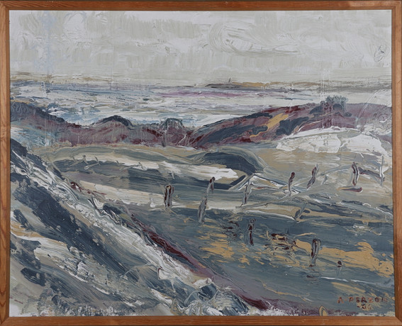 AXEL PERZON. blandteknik, signerad samt datera -66. Konst - Måleri ...