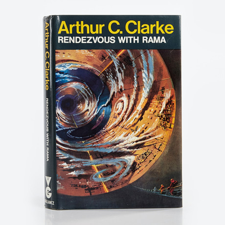 ARTHUR C. CLARKE, Bok: RENDEZVOUS WITH RAMA, 1973. Böcker, Kartor ...