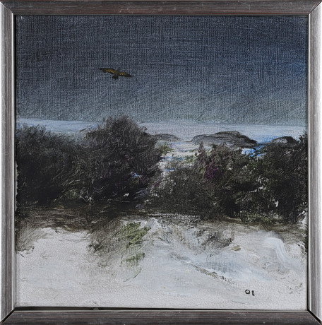 OLLE LINDGREN. oil on canvas, signed and dated -77 on verso. Art - Paintings - Auctionet