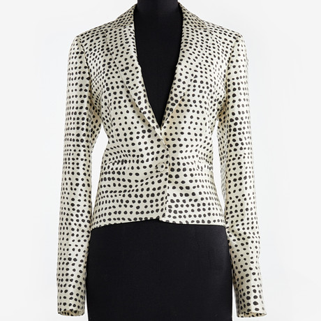 LARS WALLIN. Kavaj, strl. 36, Mikado-taft, prickig. Vintagekläder ...