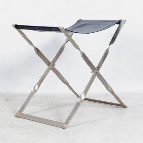 PALL, skinn/metall, 1900-talets senare del. Möbler - Fåtöljer & Stolar ...