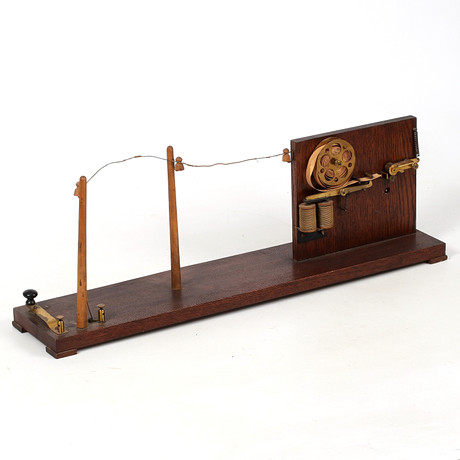 SCHOOL MODEL, wood, metal, "telegraphy", 20th century. Collectables ...