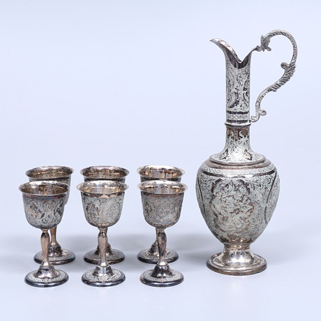 SERVIS, 7 pieces, silver, Turkey. Silver & Metals - Silver - Auctionet