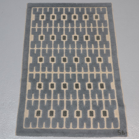 SIGVARD BERNADOTTE. carpet, relief-floss, 195x131 cm, signed. Carpets ...