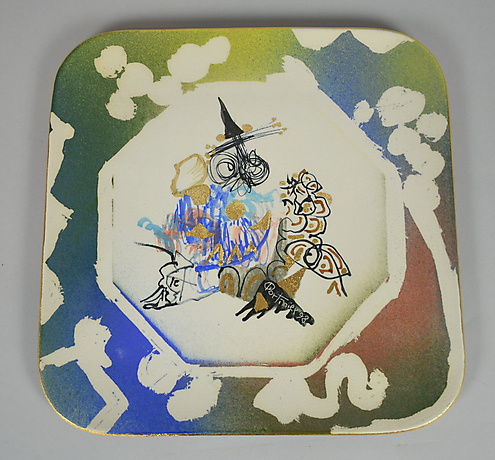 GILBERT PORTANIER. Teller. Keramik & Porzellan - Europäisch - Auctionet