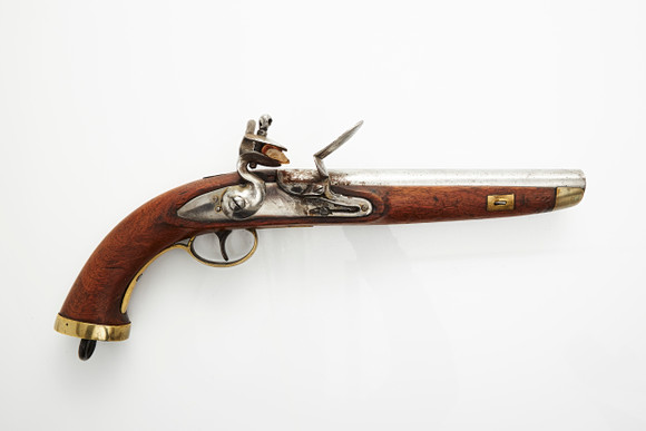 FLINT LOCK PISTOL, Belgian, early 19th century. Weapons & Militaria ...