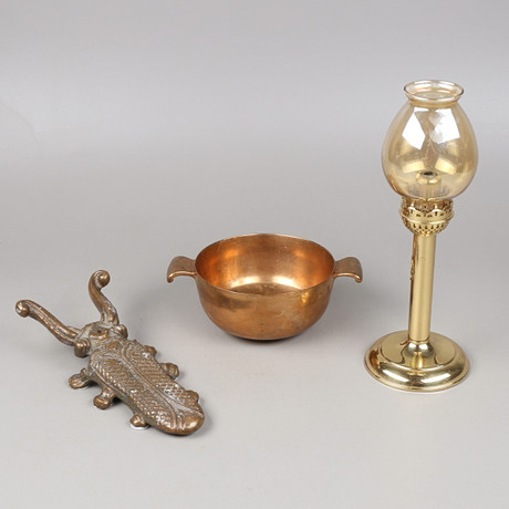 LJUSSTAKE, Karlskrona, STÖVELKNEKT, Ebbes Bruk Oskarshamn samt GRYTA ...