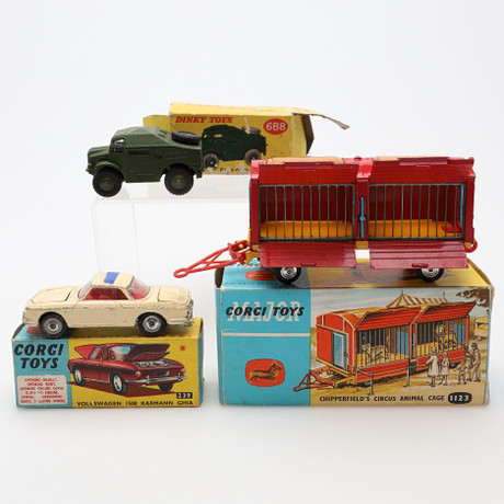 TOYS CARS, 3 pcs, Corgi toys & Dinky toys, in original packaging. Toys ...