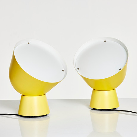 OLA WIHLBORG. Pöytävalaisimet/seinävalaisimet, 1 pari, IKEA PS, kultalakattu metalli ...