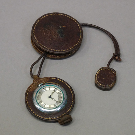 A. WYLER, POCKET WATCH IN LEATHER CASE, FRANCE. Clocks & Watches ...