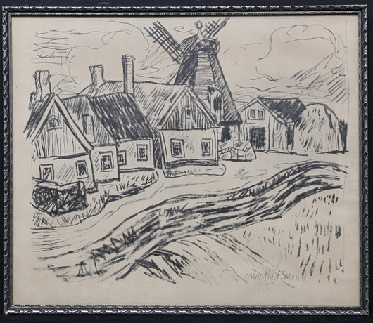 MARTIN EMOND. possibly drawing, signed. Art - Drawings - Auctionet