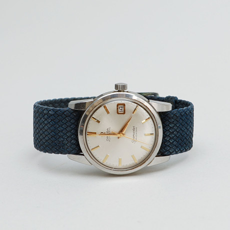 ARMBANDSUR, Omega, Seamaster, Calendar, stål, automat, 1950-60-tal ...