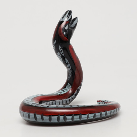 ULRICA HYDMAN-VALLIEN. Sculpture, snake, Kosta Boda, Limited edition of ...