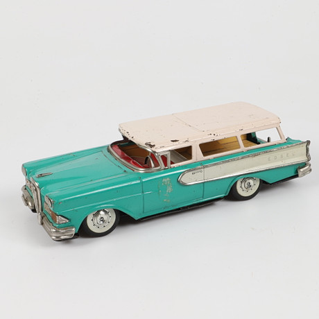 TOY CAR, "Edsel", lithographed plate, Haji, Japan. Toys - Toys - Auctionet