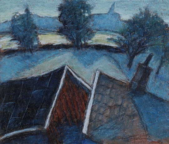 JUSSI TAIPALEENMÄKI. öljy Paneeli, signeerattu. Taide - Maalaus - Auctionet