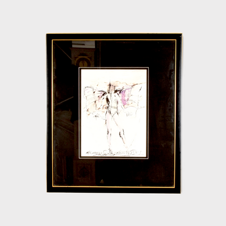 BO ÅKE ADAMSSON. Blandteknik. Konst - Måleri - Auctionet