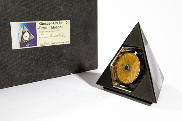 SAMI WIRKKALA. ROSENTHAL. Artist klocka nr 10. ”Tid i rörelse” (80-4 ...