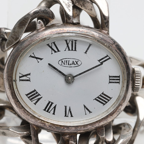 RELOJ PULSERA, Nilax, caja y eslabón en plata de ley. Relojes - Relojes ...
