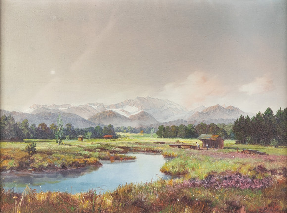 HANS SENGTHALER (1892-1968). Benediktenwand. Art - Paintings - Auctionet