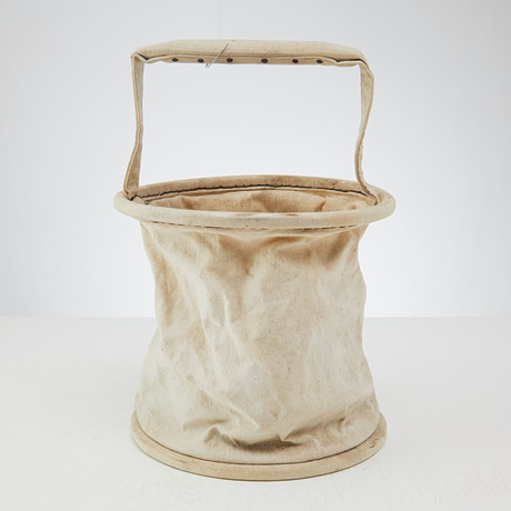 VATTENHÄMTARE, ämbar m/1893, för flottan, tillverkad i segelduk ...