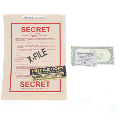'THE X-FILES', AN FBI FILE PROP. Miscellaneous - Miscellaneous - Auctionet