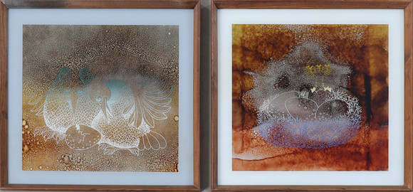 ALLAN FRANK. litografier, 2 stycken,signerade, samt daterade -1983 ...