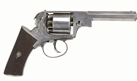 BLOCK REVOLVER, English, make T. Murcott & Co, caliber 10mm. Weapons ...