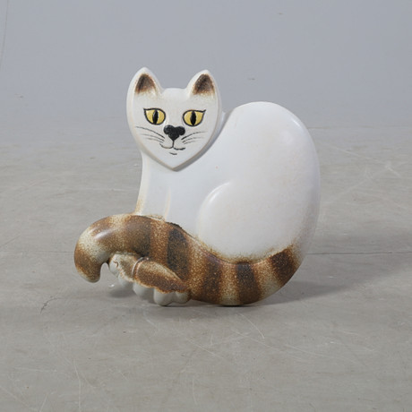 PIA RÖNNDAHL. Wall plaque, cat, Gustavsberg. Ceramics & Porcelain ...