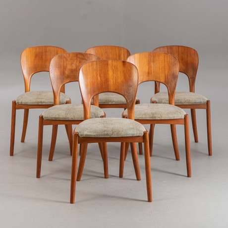 6 Dyrlund stolar (6). Möbler - Fåtöljer & Stolar - Auctionet