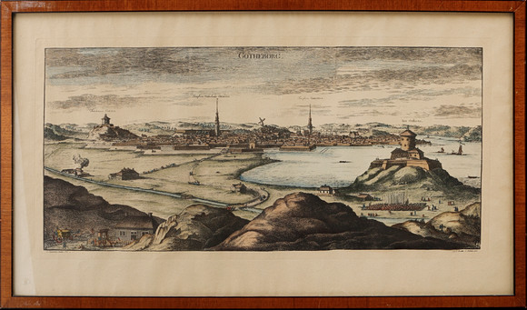 ISAAC SAILMAKER. Efter. Vy över Gotheborg. Grafiskt blad. Konst ...