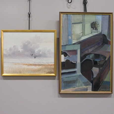 ART, TWO PARTS. Art - Paintings - Auctionet
