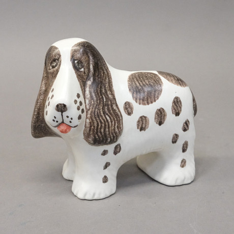 LISA LARSON. FIGURIN, HUND, "KENNEL SPANIEL". Keramik & Porslin ...