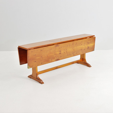 COFFEE TABLE WITH FLAPS AND MAPLE COMPARTMENTS, yew, English style ...