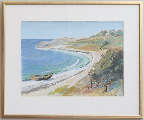BERTIL GULLANDER (1915-1999). gouache, signerad och daterad -91. Konst ...