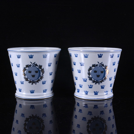 OUTER LINING, 2 pcs, porcelain, Royal Castlesboden. Ceramics ...